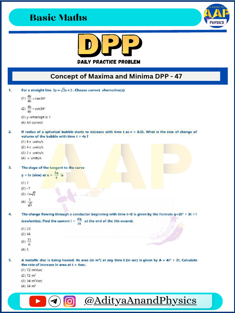 AAP DPP 47 | PDF