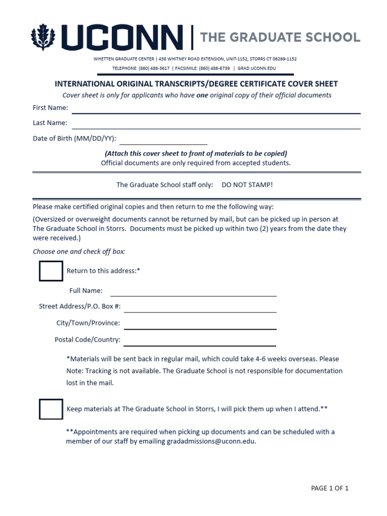 International Transcripts Cover-Sheet 20250124 | PDF
