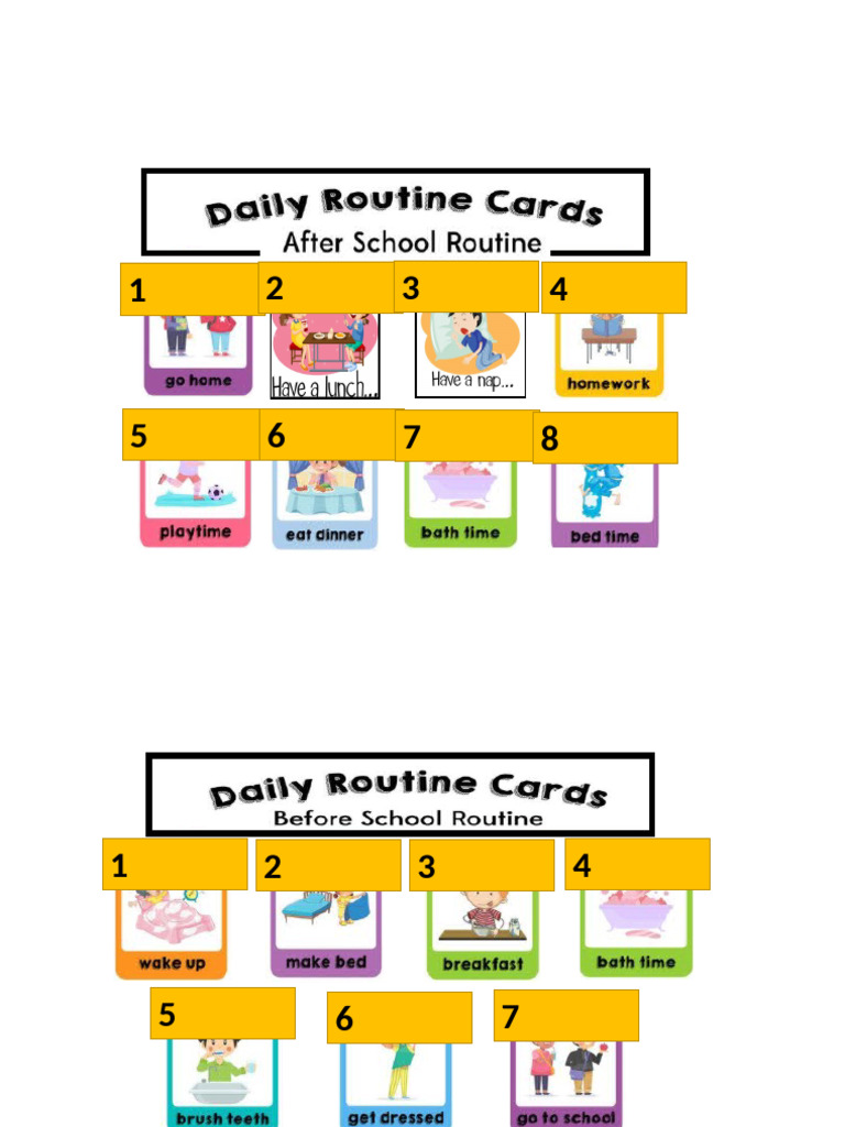 Daily Routine | PDF