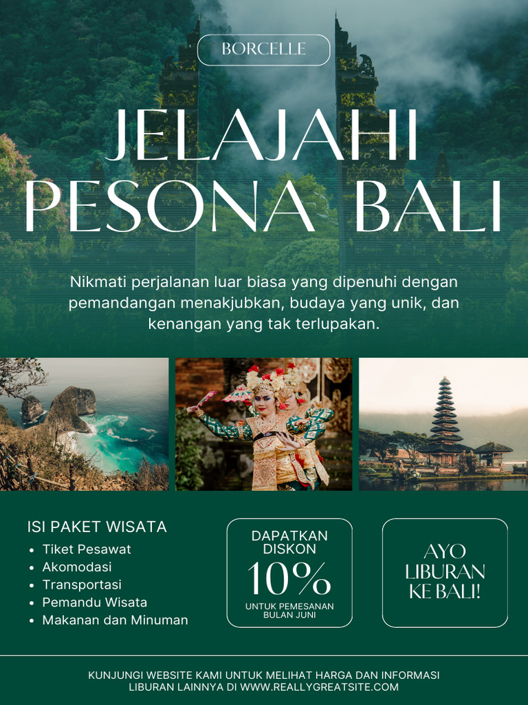 Hijau Dan Putih Minimalis Paket Tur Flyer - 20250728 - 172452 - 0000 | PDF