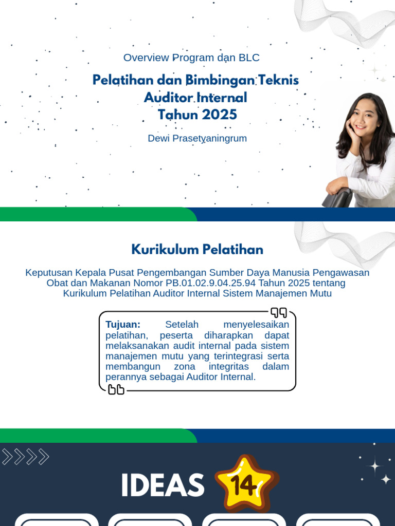 Overview Program Pelatihan Dan BLC | PDF
