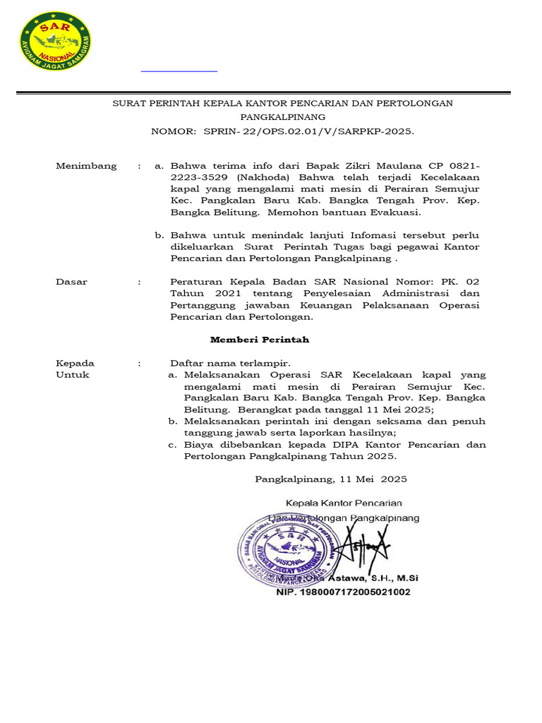 Ops Sar Semujur SPT | PDF