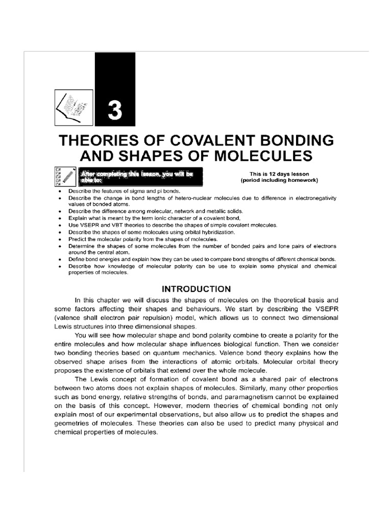 Chapter 3 Chemistry Class 11 Federal Board | PDF