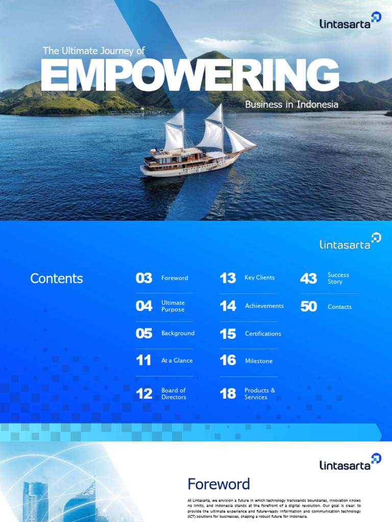 Lintasarta: Empowering Indonesia's ICT Future | PDF | Security ...