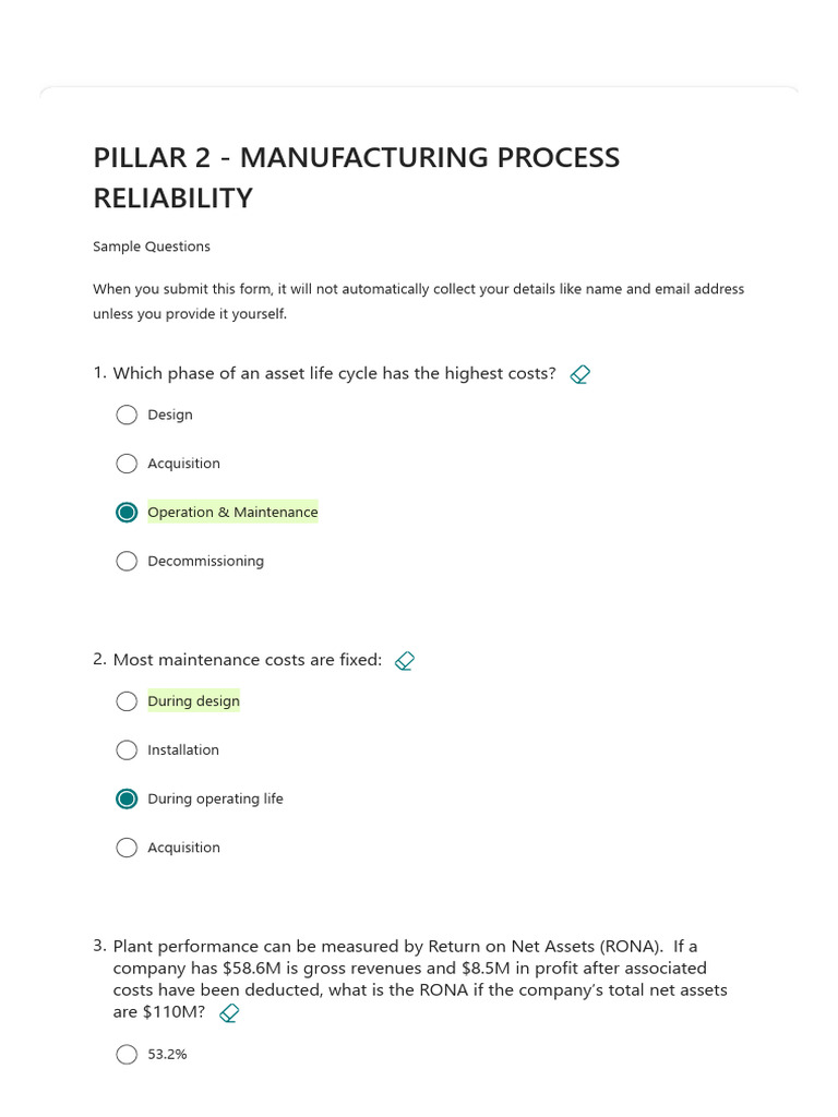 Pillar Manufacturing Process Overview | PDF | Lean Manufacturing ...