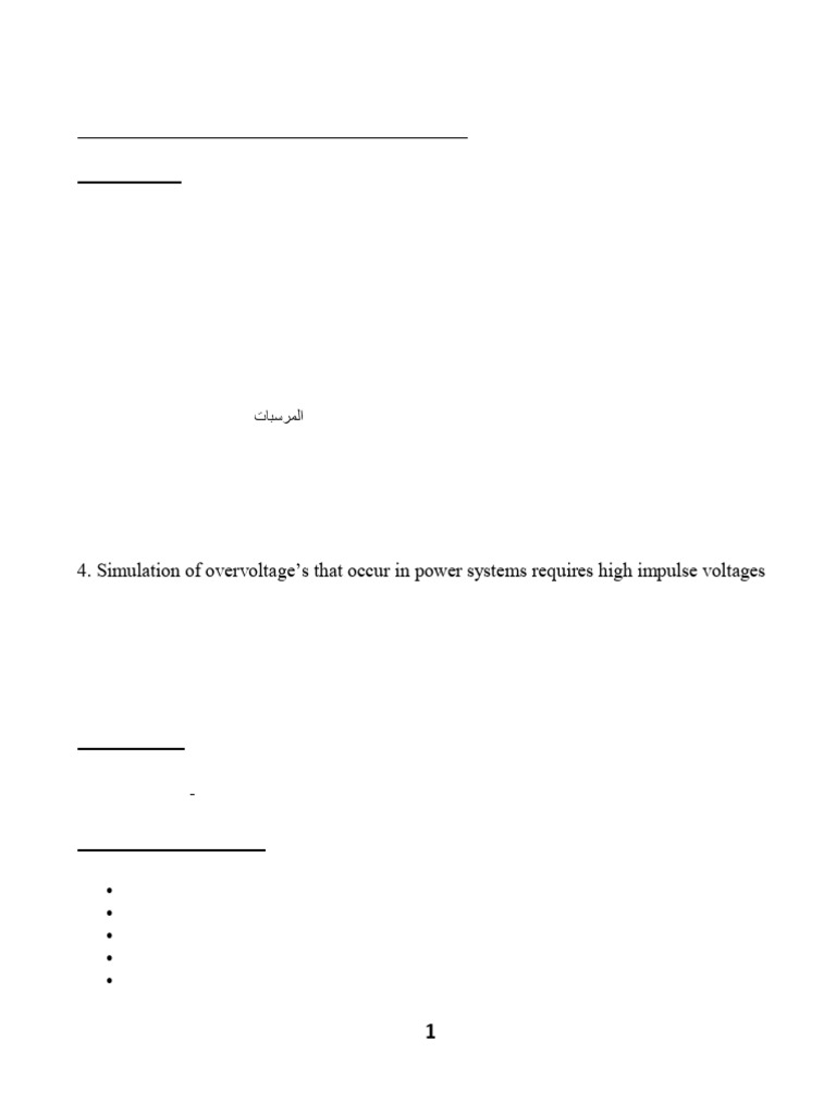 High Voltage Engineering Overview | PDF | High Voltage | Insulator ...