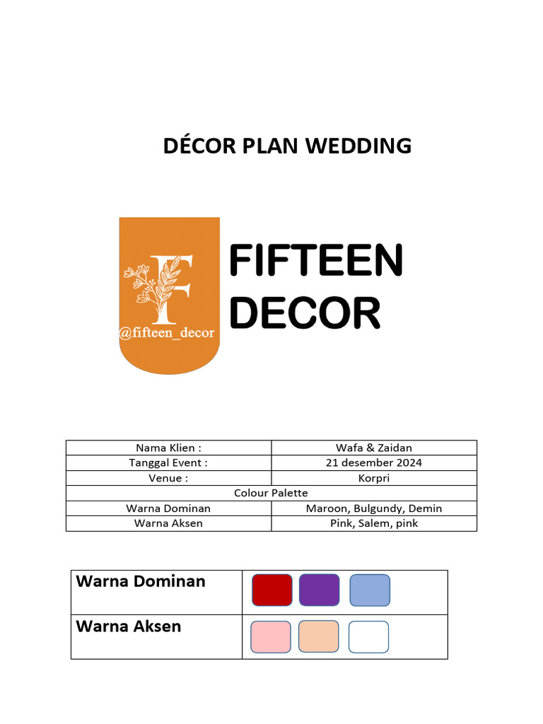 Wafa & Zaidan 21 Desember 2024 | PDF