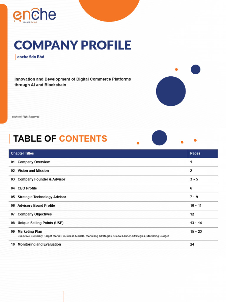 Enche Sdn Bhd: Digital Commerce Innovators | PDF | Machine Learning ...