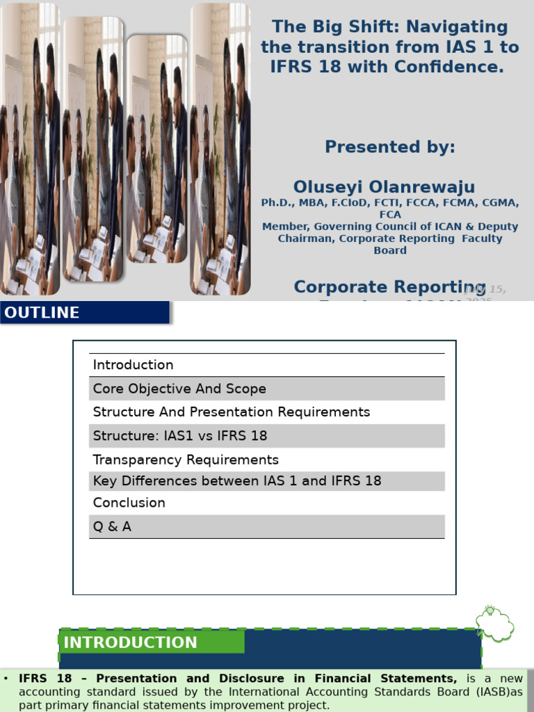 Transitioning from IAS 1 to IFRS 18 Guide | PDF | International ...