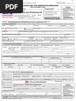 CSE-PR Application Form Instructions | PDF | Identity Document