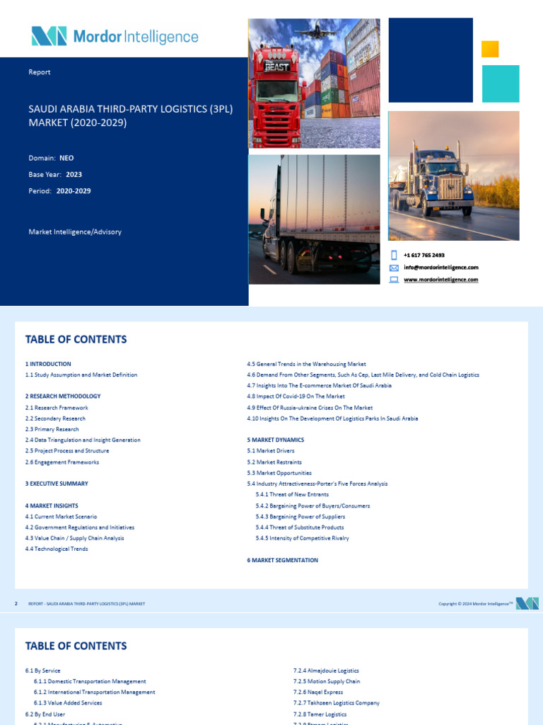 Third-Party Logistics (3PL) in Saudi Arabia Market Size and Share Analysis - Growth Trends and ...