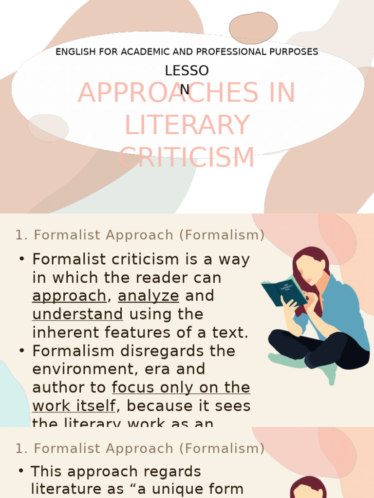 EAPP Lesson 4 5 Critical Approaches CRITIQUE | PDF | Psychology | Marxism