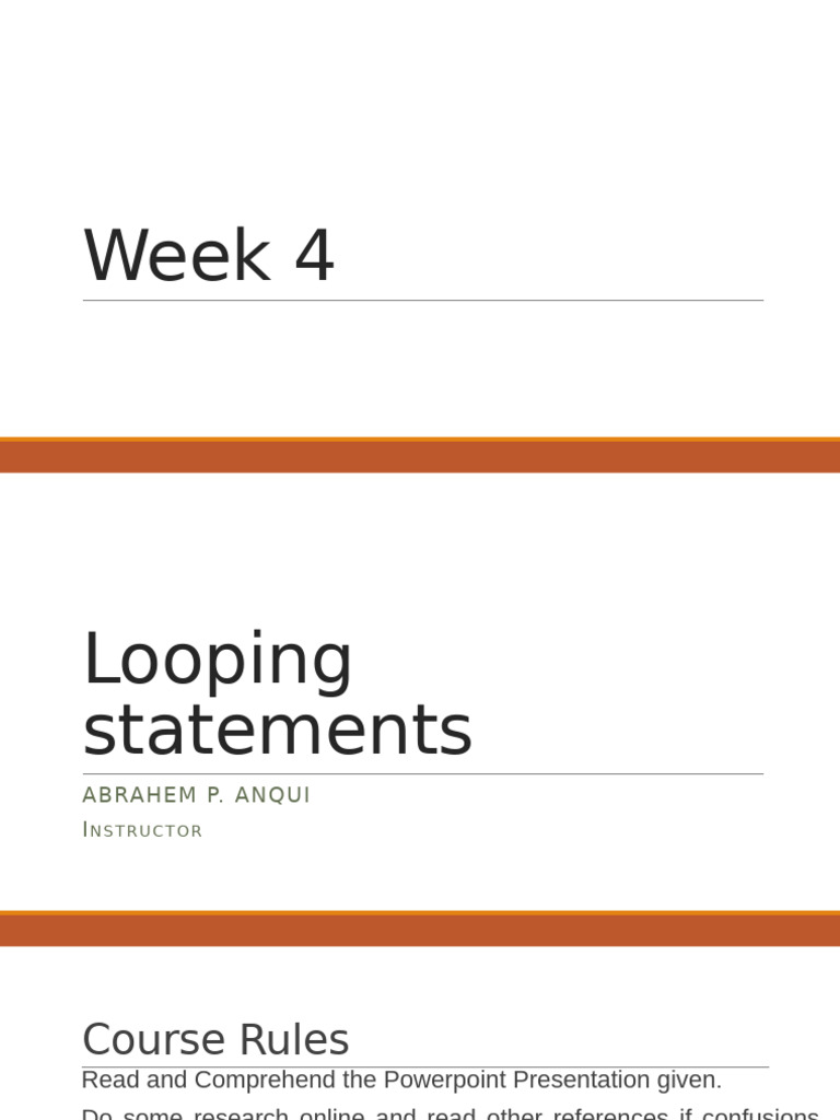 VB.Net Looping Statements Explained | PDF | Control Flow | Object ...