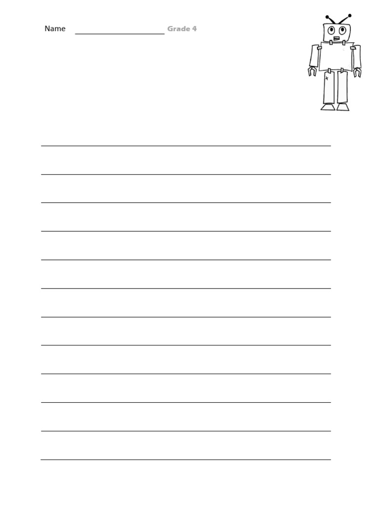 Designing Robots for Grade 4 | PDF