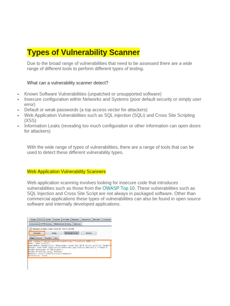 Choosing the Right Vulnerability Scanner | PDF | Microsoft Windows | Linux