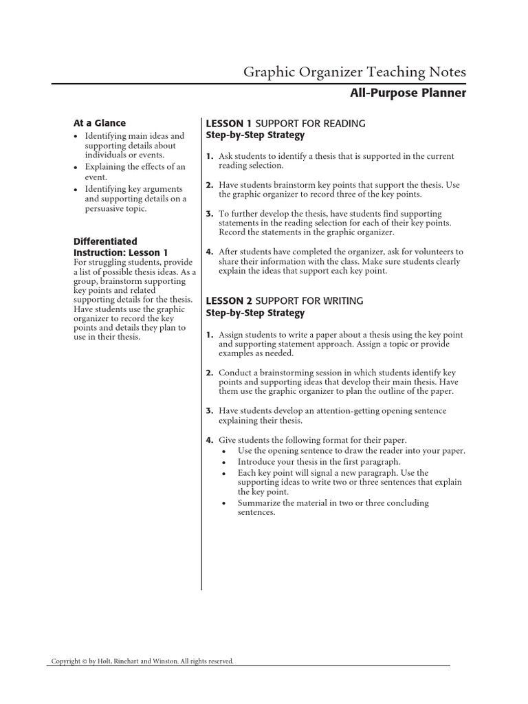 All Purpose Planner Lesson | PDF | Human Communication | Writing