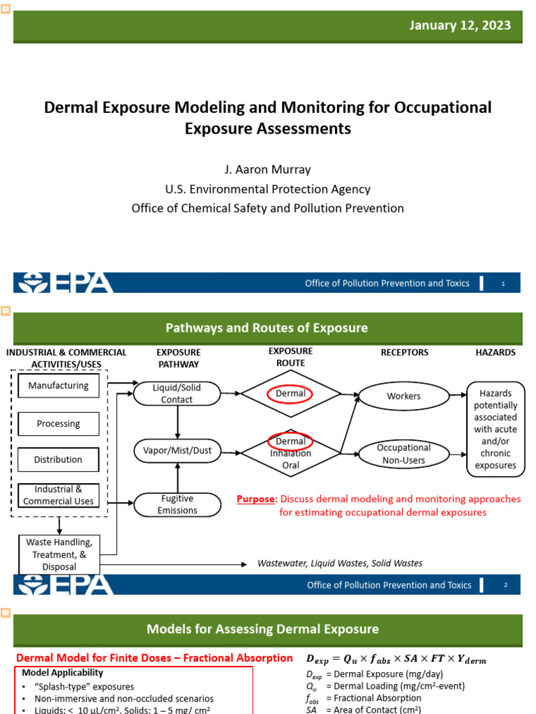 Dermal Modeling and Monitoring | PDF | Toxicity | In Vitro