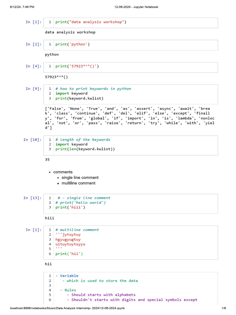 12 06 2024 Jupyter Notebook | PDF | Mathematical Logic | Computer Science