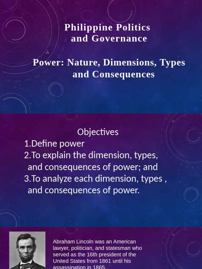 DONE PPG WEEK 3 Power Nature Dimensions Types and Consequences | PDF ...