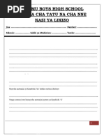 Aina na Maana ya Vishazi katika Kiswahili | PDF