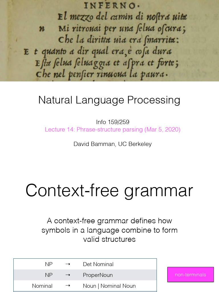14 Phrase Structure Parsing | PDF | Linguistic Morphology | Formalism (Deductive)