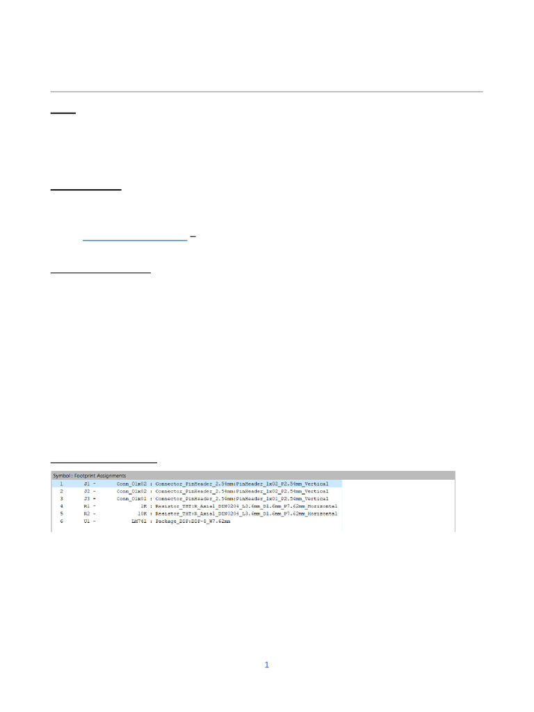 PCB Introductory Class Tutorial Handout | PDF