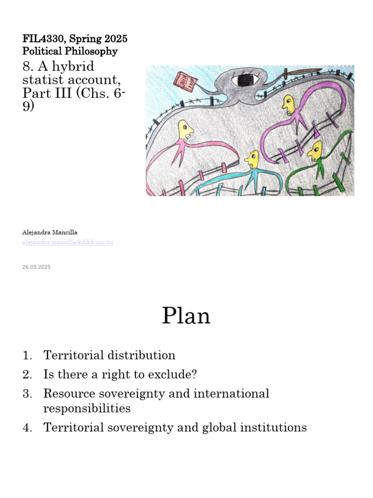 8 FIL4330 v25 A Hybrid Statist Account, Part III | PDF | Sovereignty | Immigration
