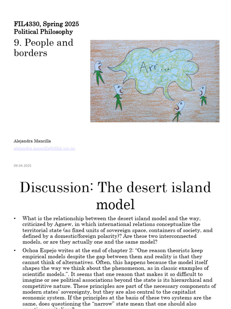 Rethinking Borders in Political Philosophy | PDF | Theory | Political ...