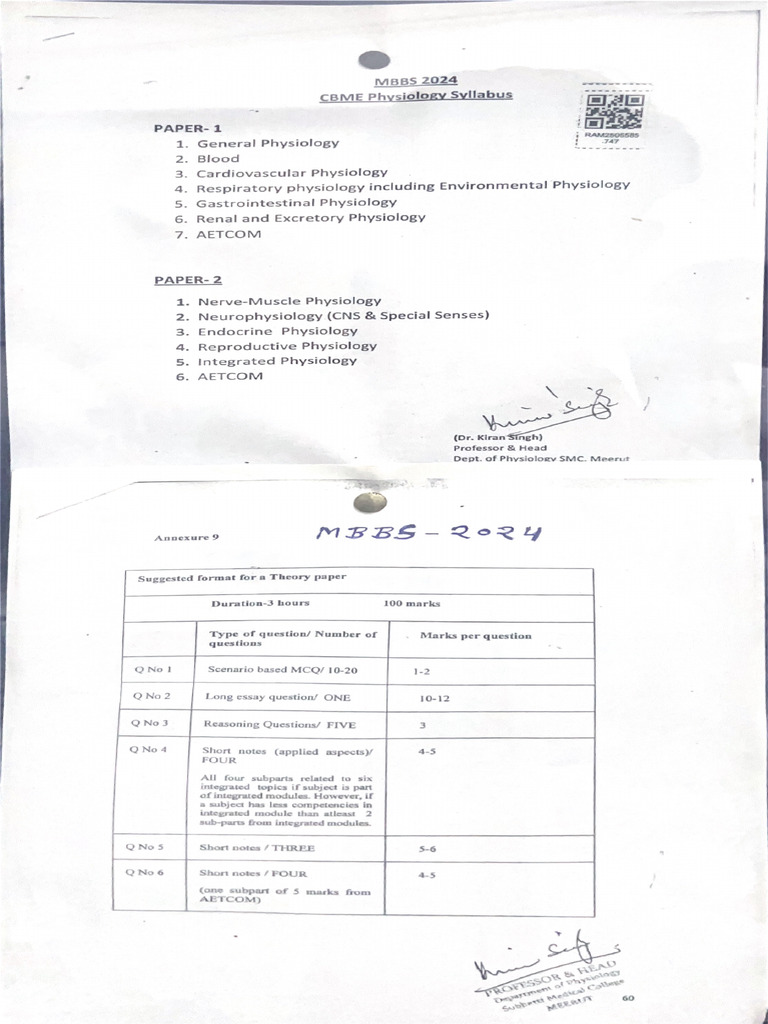 Physio Paper Pattern | PDF