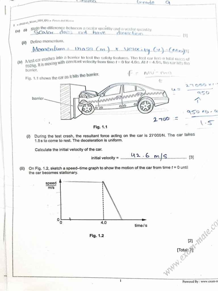 Physics Worksheet | PDF