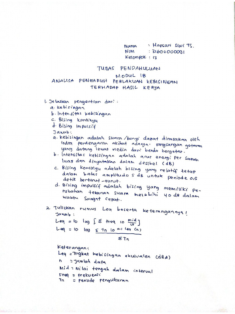 Modul 1 B - Hapsari Siwi | PDF