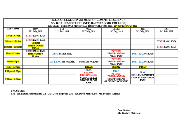 5 Sybca Timetable KMK 2025-2026 21st July To 26th July 2025 Nep HSNC ...
