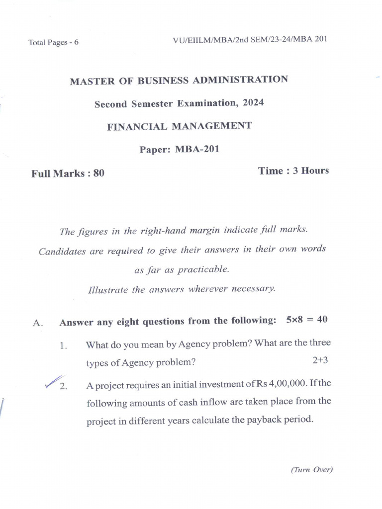 Financial Management 2 | PDF