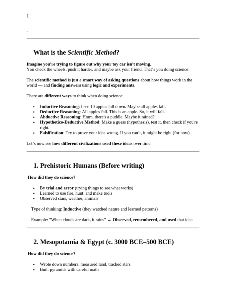 Evolution of the Scientific Method | PDF | Science | Mathematics