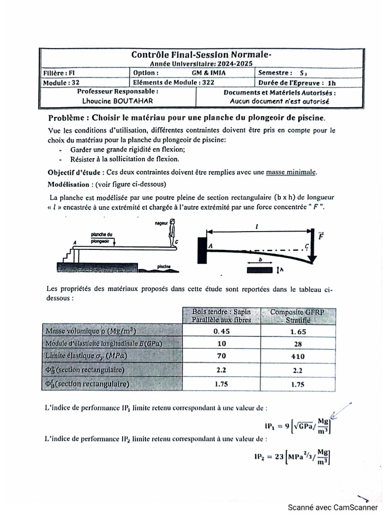 CF CC TD Boutahar | PDF