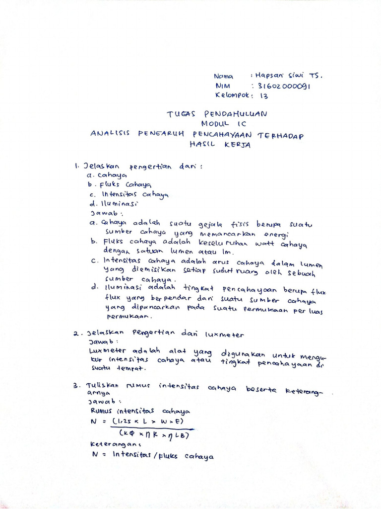 Modul 1 C - Hapsari Siwi | PDF