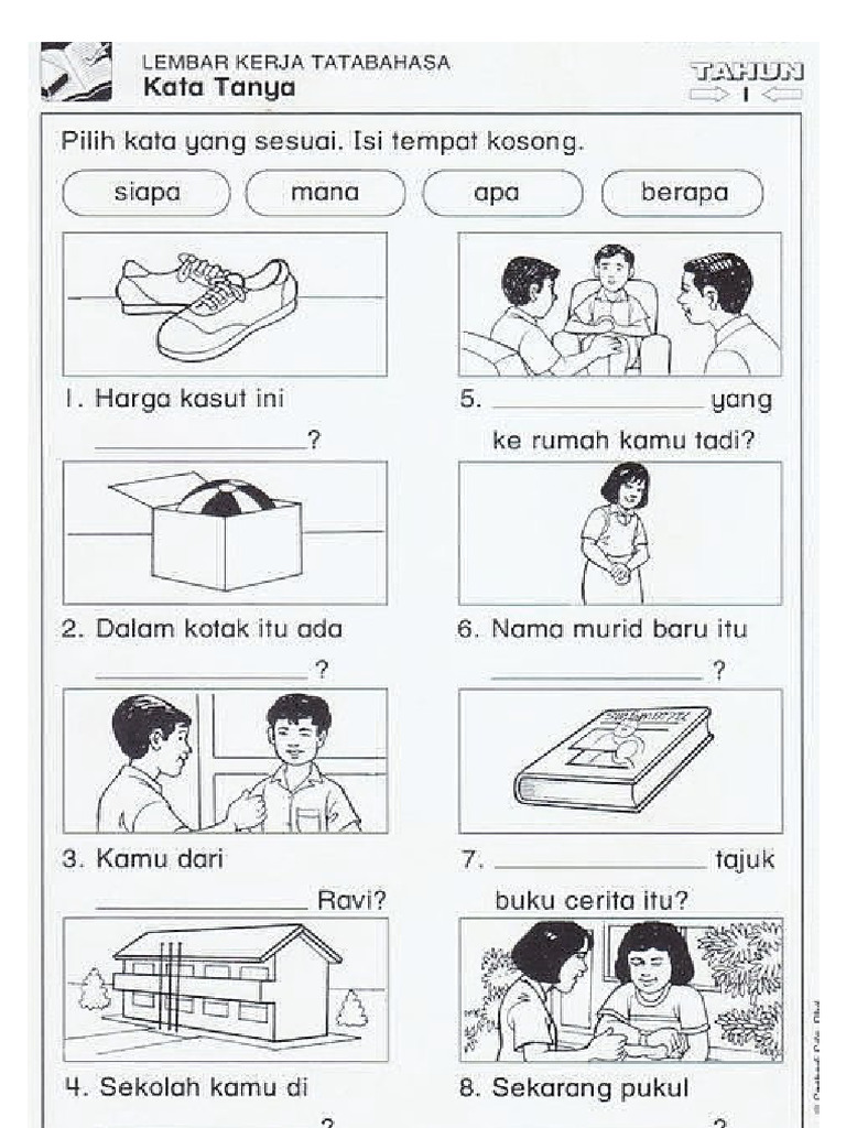 Latihan Kata Tanye | PDF