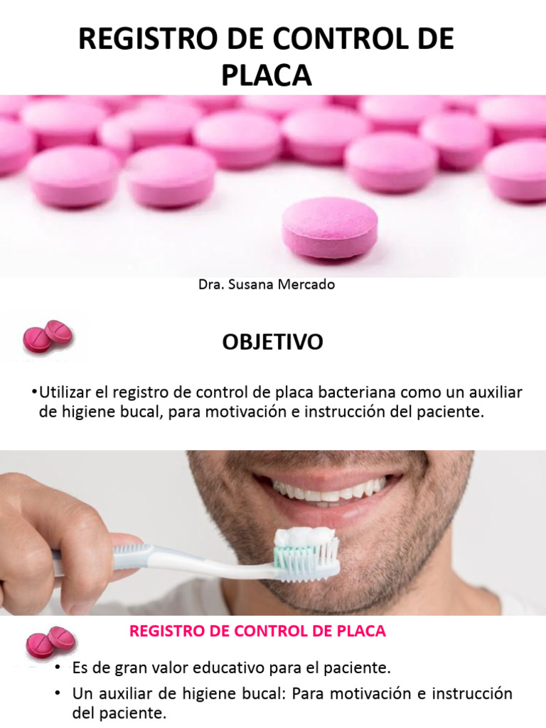 Control de Placa Bacteriana en Pacientes | PDF