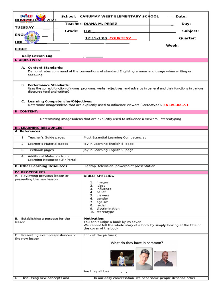 En q2 Wk7 Stereotyping | PDF | Stereotypes | English Language