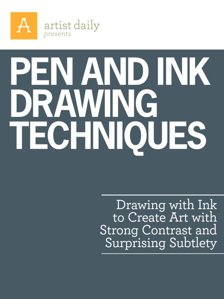 Drawing With Ink To Create Art With Stro | PDF | Drawing | Pen