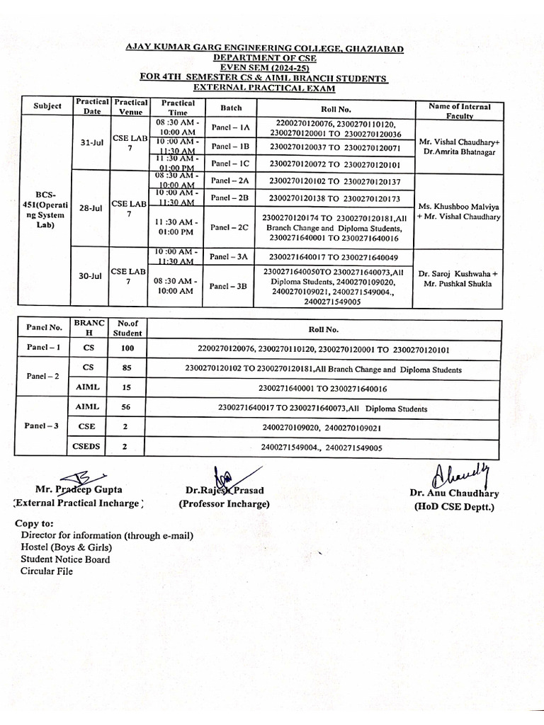 External Practical 2ND Year | PDF