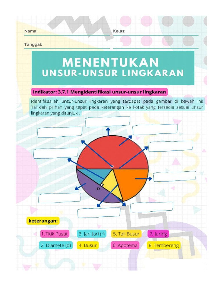 LKPD Unsur Lingkaran-1 | PDF