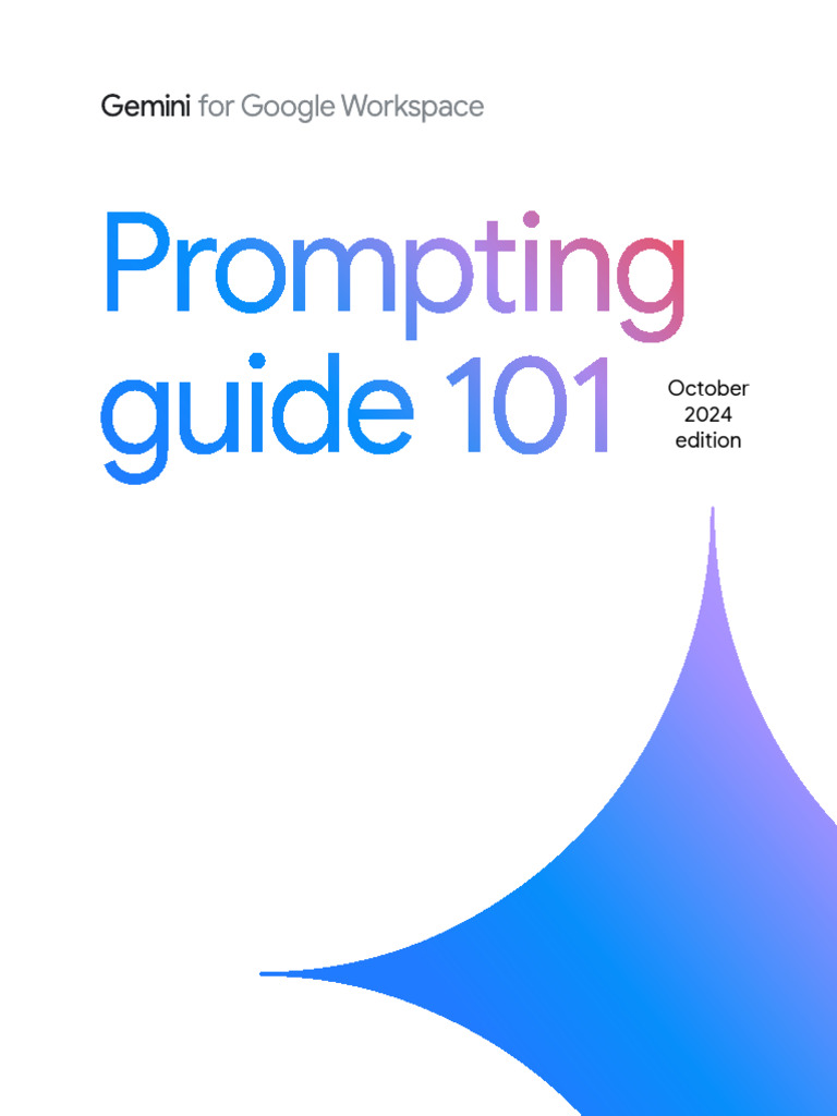 Gemini For Google Workspace Prompting Guide 101 | PDF | Gmail | Artificial Intelligence