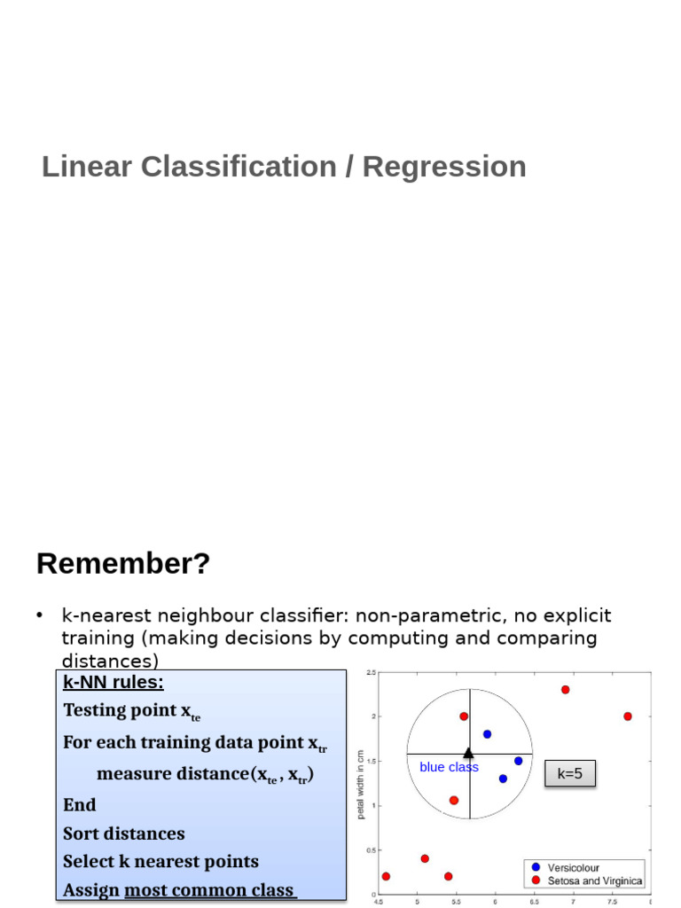 Lecture 24 - Linear Regression | PDF | Statistical Classification | Errors And Residuals