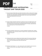 MTK SMP 2025 | PDF