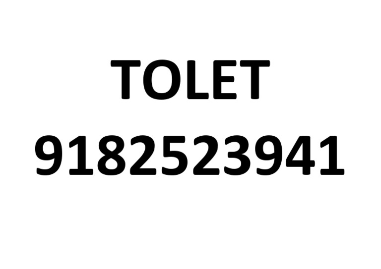 TOLET | PDF