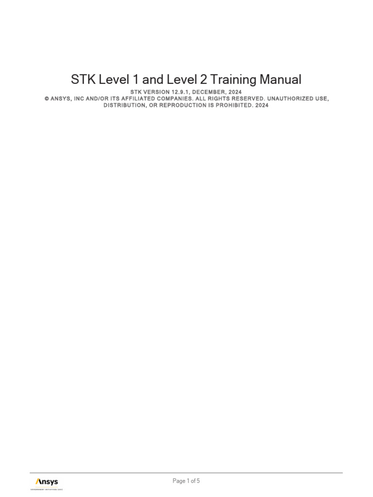 STK Manual | PDF | Button (Computing) | Window (Computing)