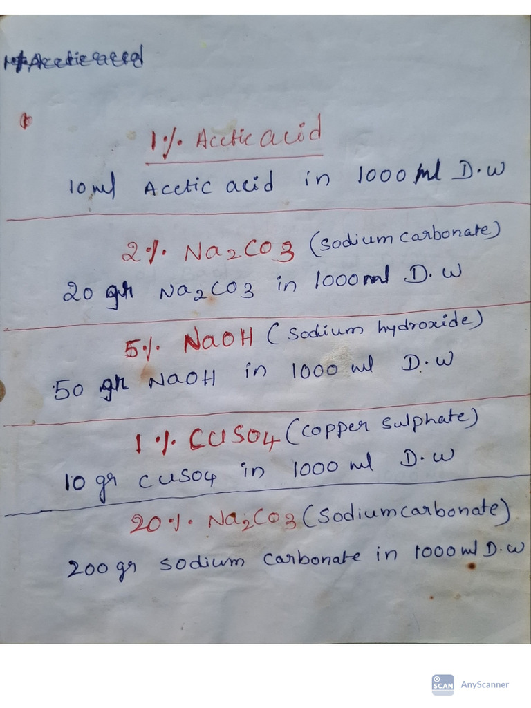 Bio Percent Preparation | PDF
