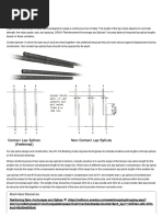 Staggering of Rebar Lap | PDF | Beam (Structure) | Bending