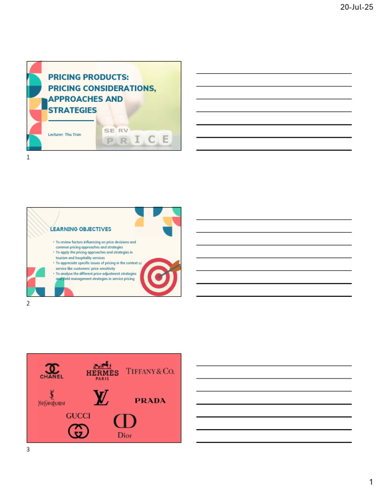 Lecture 8 | PDF | Pricing | Price Discrimination